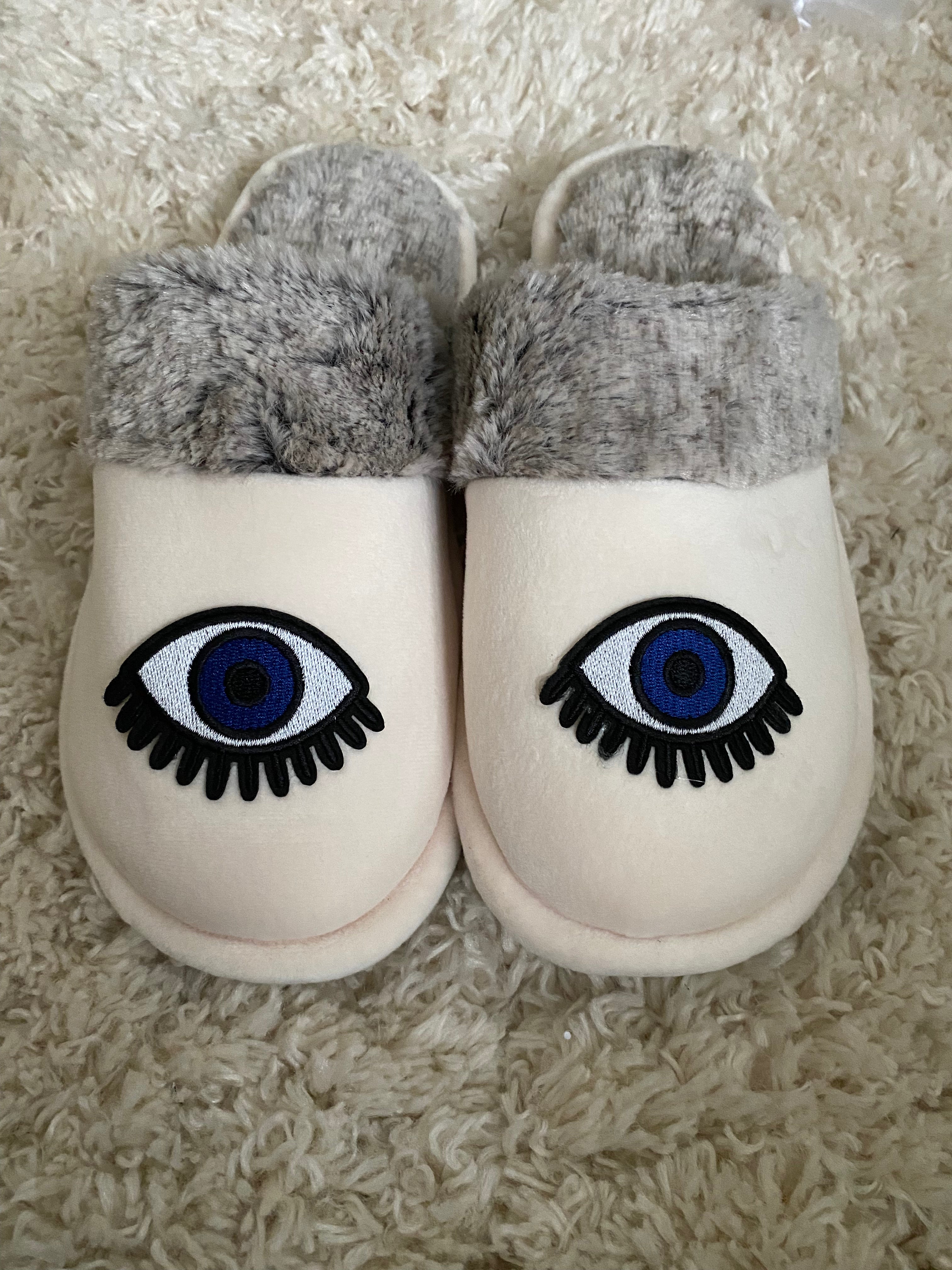 Evil Eye Slippers – GREEKMADNESS